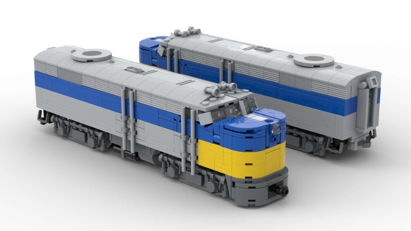 LEGO MOC ALCO FA-2 Long Island Railroad Pocket Edition by Cola2012 ...