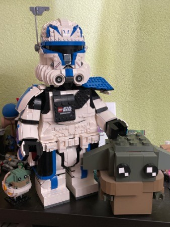 LEGO MOC Captain Rex Phase 2 Megafigure (fits official helmet) by Albo ...