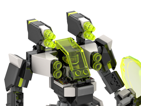 LEGO MOC Blacktron II Mech Add-On Pack 03 by Mech_Error | Rebrickable ...