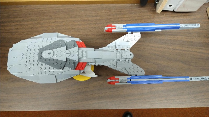LEGO MOC Sovereign Class USS Enterprise NCC-1701-E Display Model by ...