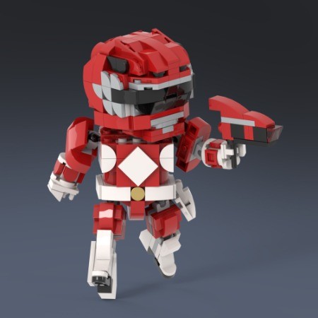 LEGO MOC SD RED RANGER by choi_dambaek | Rebrickable - Build with LEGO