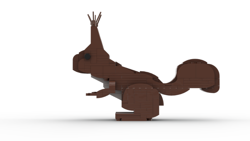 LEGO MOC Squirrel by OwlClicker | Rebrickable - Build with LEGO