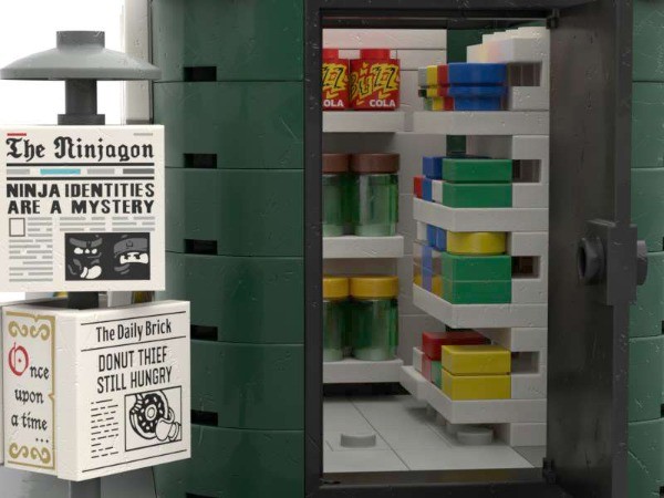LEGO MOC Newsstand by BartLors | Rebrickable - Build with LEGO