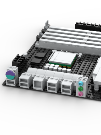 LEGO MOC pc gamer motherboard by lego_xtremcar | Rebrickable - Build ...