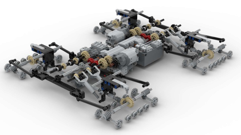 LEGO MOC-204083 [PF] Crawler-Transporter 1:110 (Saturn V Scale) by ...