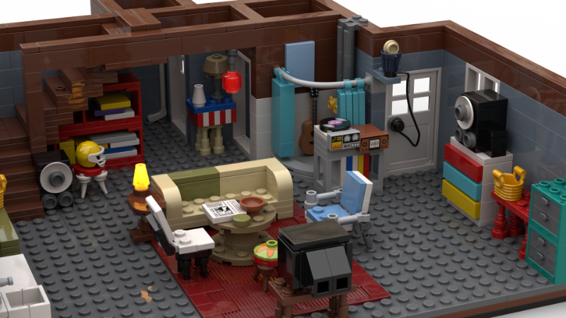 LEGO MOC That 70's Show Basement by BrickStudioArchitect | Rebrickable ...