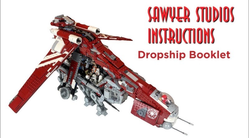 LEGO MOC Coruscant Dropship Alternate Build Instructions by Sawyer_Studios | Rebrickable - Build ...