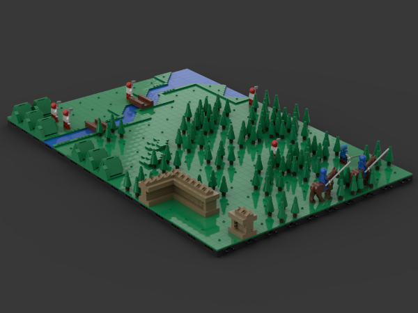 LEGO MOC Fire Emblem (Blazing Blade) Chapter 1: Foot steps of fate map ...