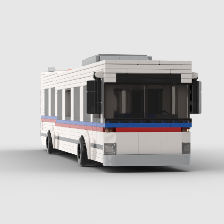 LEGO MOC City Bus by CrazyCreeper39 | Rebrickable - Build with LEGO