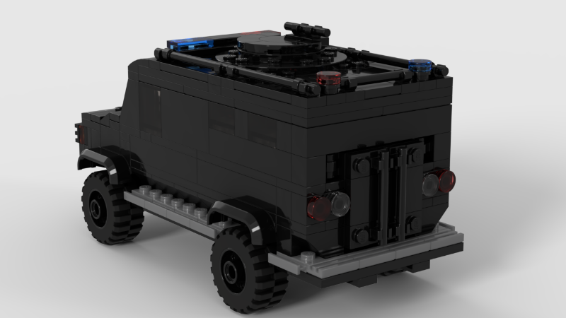 LEGO MOC SWAT Truck - Lenco Bearcat by Gamma Bricks | Rebrickable ...