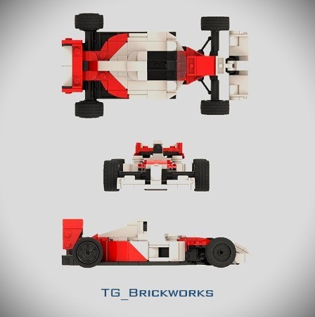 LEGO MOC-174240 Mclaren MP4/6 by tg_brickworks | Rebrickable - Build ...