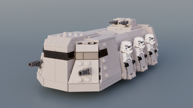 LEGO MOC Imperial Troop Transport by Badger_ | Rebrickable - Build with ...