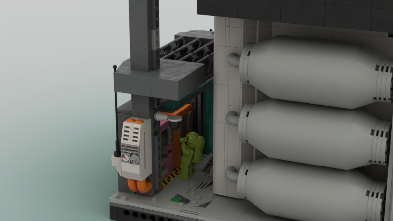 LEGO MOC New Hashima Cube by Futurism_Lego | Rebrickable - Build with LEGO