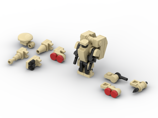 LEGO MOC WH40K | XV8 Crisis Battlesuit by kg_builds | Rebrickable ...