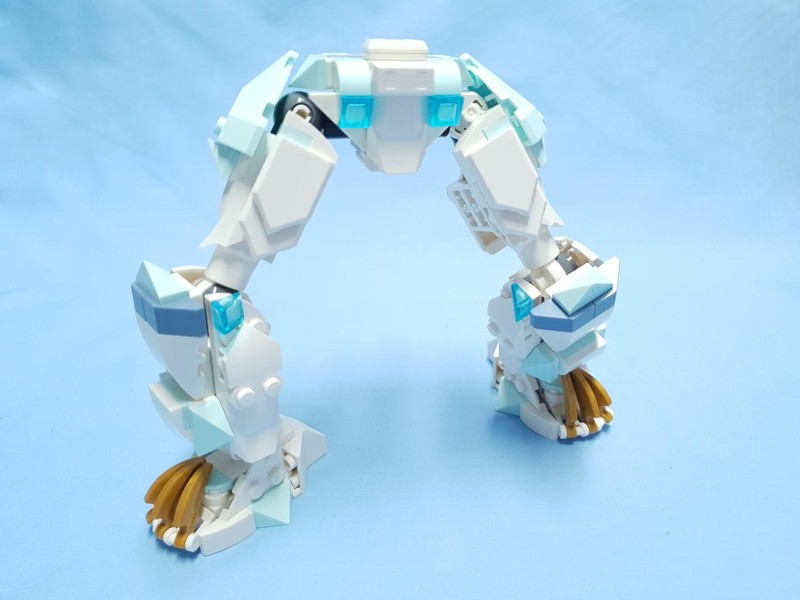 MOC Review: MOC-135314 - Ice Dragon Warrior | Rebrickable - Build with LEGO