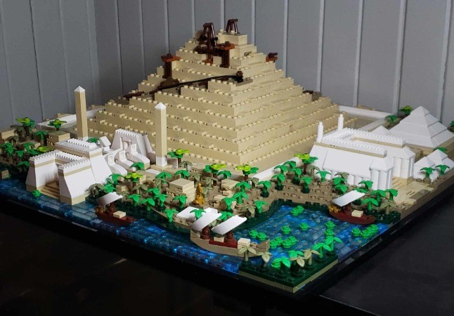 LEGO MOC Egyptian Pyramids by mocscout | Rebrickable - Build with LEGO