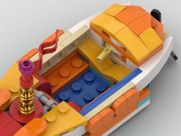 LEGO MOC-203626 40593 Motor Dinghy by dLegooo | Rebrickable - Build ...