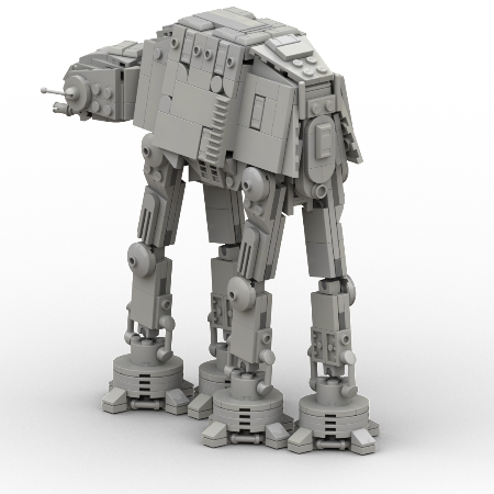 LEGO MOC-129491 SW Midi Scale AT-AT Walker by Curraheetom | Rebrickable ...
