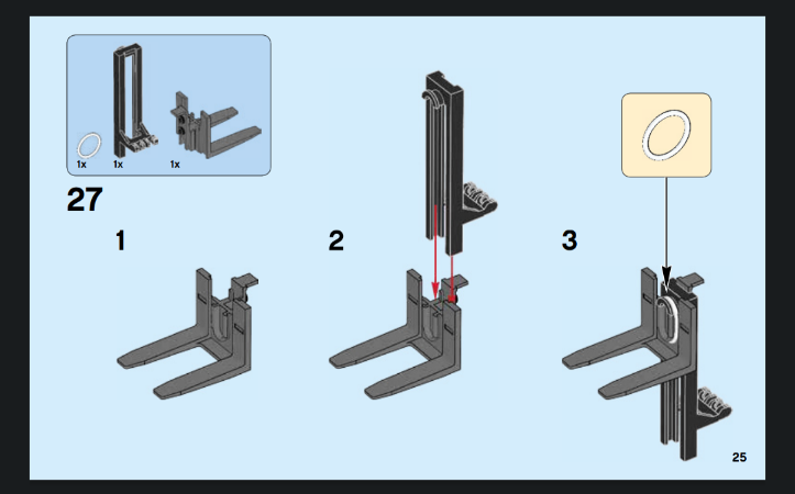 LEGO MOC Industrial Lift Truck by HaulingBricks | Rebrickable - Build ...