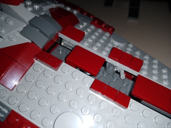 LEGO MOC Clone Carrier Ship (BOT-24001) - open hangar version by BummiOnTerra | Rebrickable ...