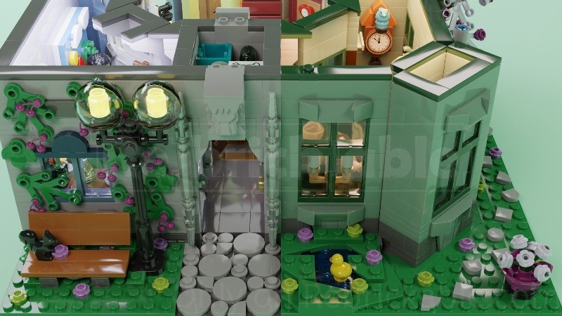 LEGO MOC Millennium Square (Inverse Corner Modular Building) by ...