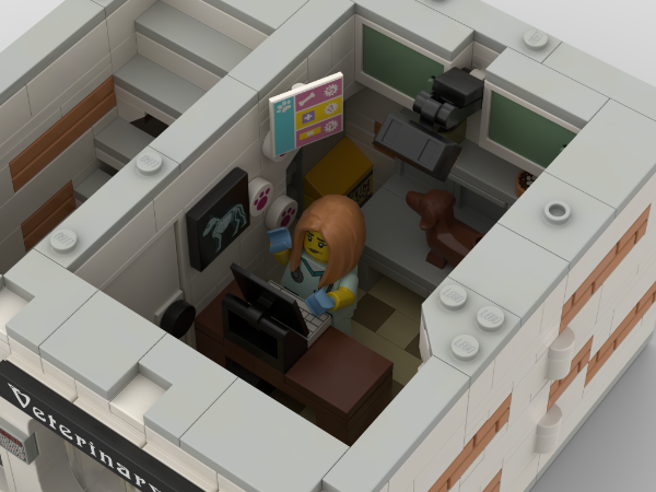LEGO MOC Veterinary clinic and grooming salon by JudCrandall ...