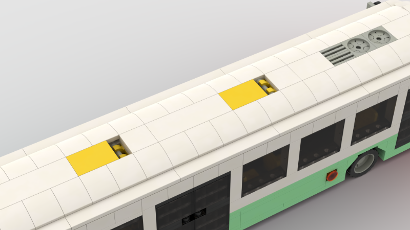 LEGO MOC bus by 蓝呱呱呱呱 | Rebrickable - Build with LEGO