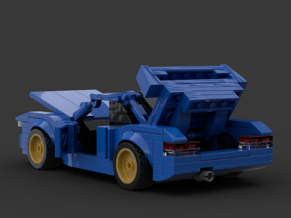 LEGO MOC Subaru WRX 22B by 6th gear | Rebrickable - Build with LEGO