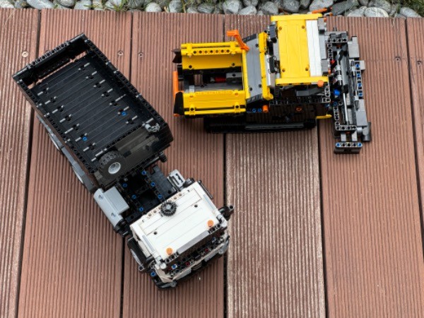 LEGO MOC 42175 B-MODEL IVECO T-way Tipper with ASPHALT PAVER by ...