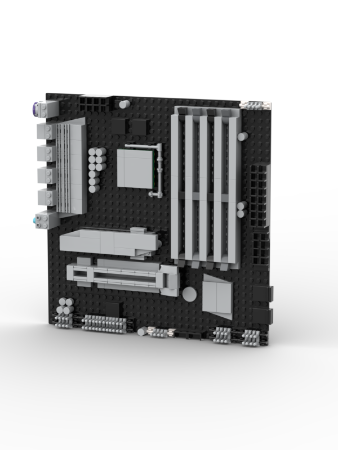 LEGO MOC pc gamer motherboard by lego_xtremcar | Rebrickable - Build ...