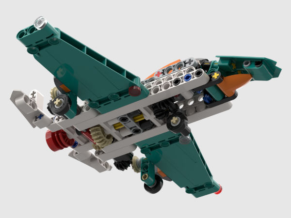 LEGO MOC-175808 Jet Plane with Retractable Landing Gear by Raptor9889 ...