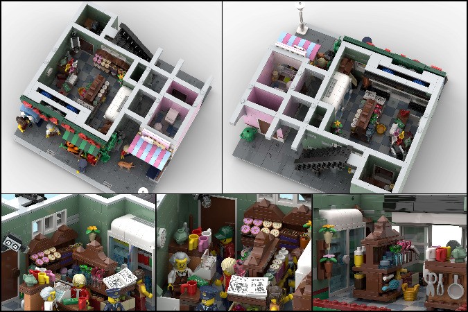 LEGO MOC The Modular Grocery Store by Space-Pirate-Knight | Rebrickable ...