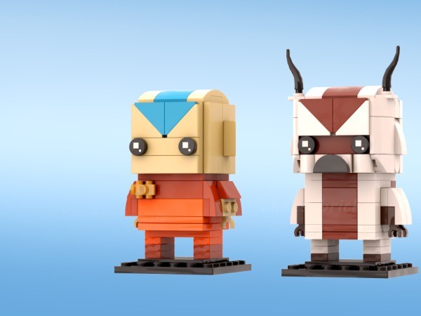 LEGO MOC Avatar Aang & Appa Avatar The Last Airbender Brickheadz by ...