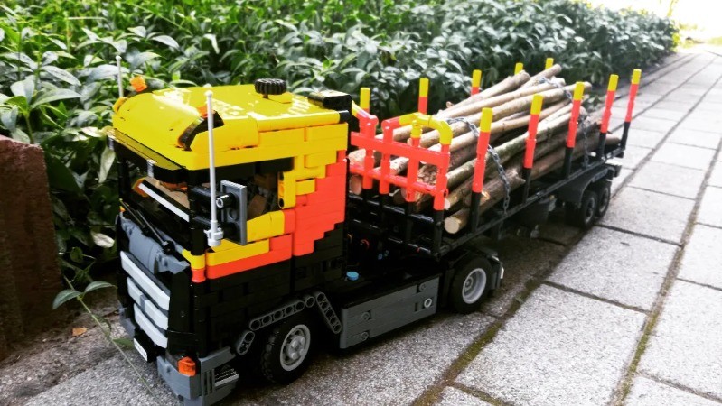 LEGO MOC Log trailer by Adam_Brick | Rebrickable - Build with LEGO