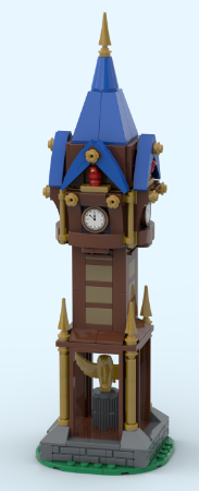 LEGO MOC-203594 Lego Christmas Street Clock MOC - Winter Village Advent ...