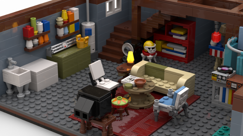 LEGO MOC That 70's Show Basement by BrickStudioArchitect | Rebrickable ...