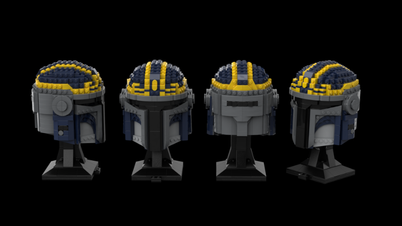 LEGO MOC Helmet Fenn Rau by Alex_BricKartuss | Rebrickable - Build with ...