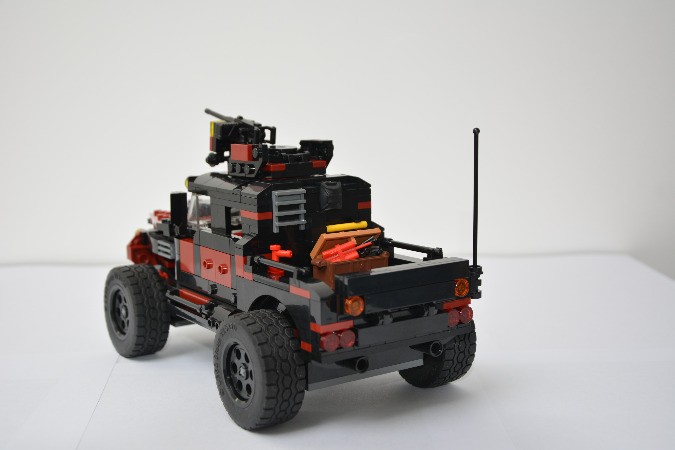 LEGO MOC DEMOLITION JEEP by TheBrickTechnician | Rebrickable - Build ...