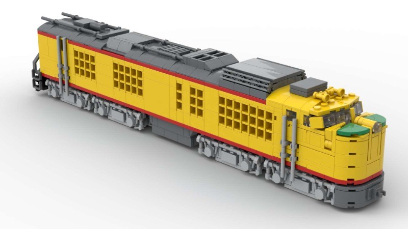LEGO MOC GE GTEL 1st Gen Union Pacific Gas Turbine Locomotive Pocket ...