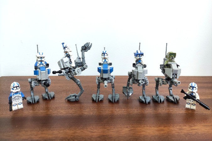 LEGO MOC AT-RT Minifig Scale by LeslieLee | Rebrickable - Build with LEGO