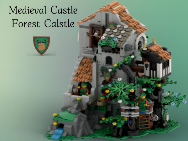 LEGO MOC Forest Castle by J_sbricks | Rebrickable - Build with LEGO
