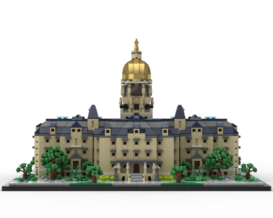 LEGO MOC-190255 Golden Dome - University of Notre Dame by CarCar75 ...