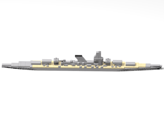 LEGO MOC 1:560 scale Satsuma class battleship(WOWS) by yamato534 ...