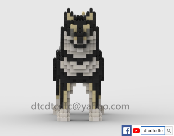 LEGO MOC Dog Shiba inu Puppy M by dtcdtcdtcbricks | Rebrickable - Build ...