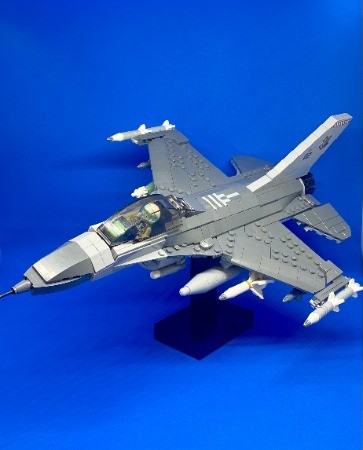 LEGO MOC F-16 Fighting Falcon "Viper" by LDD_Modelmaker | Rebrickable ...