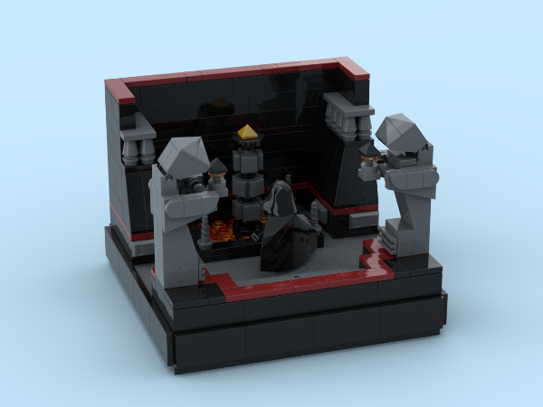 LEGO MOC Diorama "Sith Holocron Shrine" by tingdrason | Rebrickable ...
