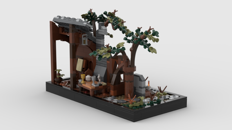 LEGO MOC D&D vampire diorama by Polokot | Rebrickable - Build with LEGO