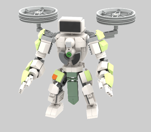 LEGO MOC White Robot by Vegetabledog.ap | Rebrickable - Build with LEGO