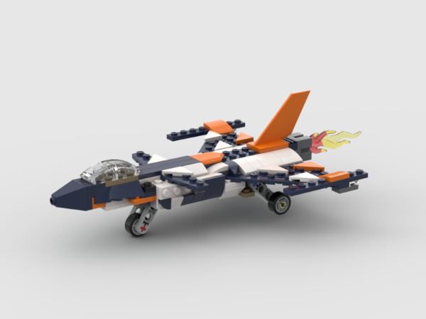 LEGO MOC 31126 - F39 GRIPEN by fgrcraft | Rebrickable - Build with LEGO