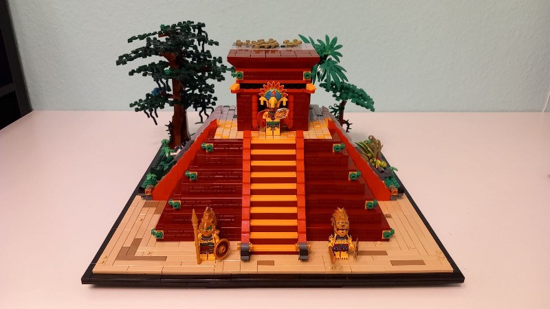 LEGO MOC Mesoamerican Temple, or: then and now in Mesoamerica (Part 1 ...